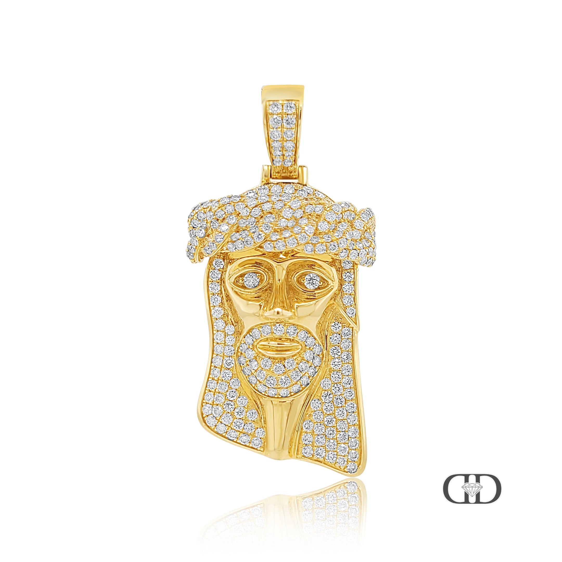 Customize 14K White Yellow Gold Diamond Hip Hop Pendants for Men Near ...